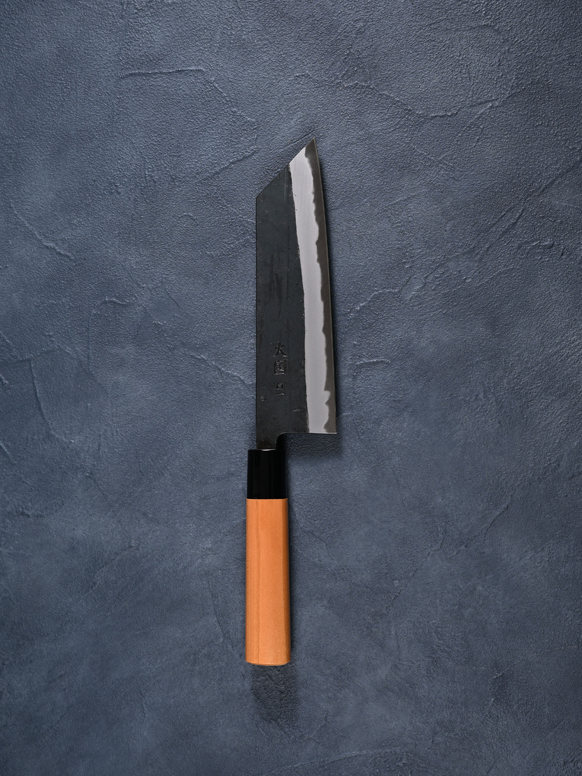 Yukihiro Sakai Hinokuni Bunka Knife, 180mm, White Paper No. 1 Steel, B ...